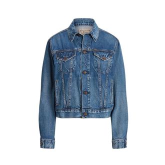 Polo Ralph Lauren Denim Trucker Jacke - - Jackets - Damen - Blau - XS