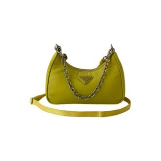 Prada Pre-owned Nylon prada-taschen - - Pre-owned - Damen - Gelb - ONE SIZE