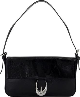 Staud Hobo Bags - Harlow Shoulder Bag - Leather - Black - Gr. unisize - in Schwarz - für Damen