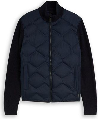 Tom Tailor Winterjacke Jacken Hybrid Steppjacke mit Strick-Details