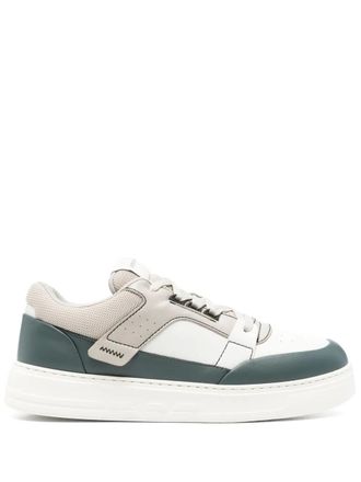 Emporio Armani baskets &agrave; design colour block - Tons neutres