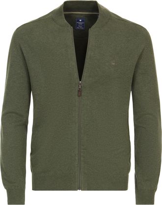 Redmond Regular Fit - Herren Strickjacke (Art.Nr.: 685), Gr&ouml;&szlig;e:4XL, Farbe:Gr&uuml;n (622)