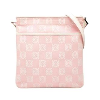 Loewe Pre-owned Canvas Crossbody Bag - - Pre-owned - Damen - Rosa - ONE SIZE