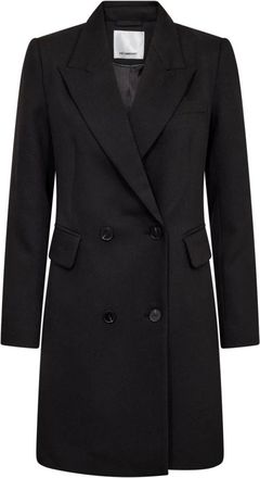 Co'Couture Femme, Manteaux, Noir, Taille: 40 FR Manteau crois&eacute;