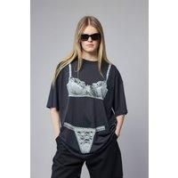 Vaquera Women Trompe Loeil Tall Tee Knit