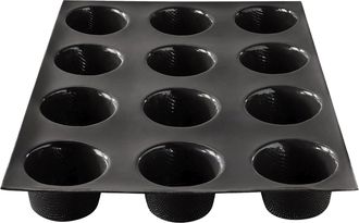 Silpat FLEXIPAN Muffinform - 12 weiche Kuchen, süß oder salzig - gleichmäßiges Kochen, antihaftbeschichtet, hohe Widerstandsfähigkeit - Zubehör für Gebäck, K