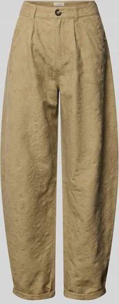 Christian Berg Stoffhose aus Baumwoll-Leinen-Mix