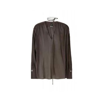 Pinko Pinko, Damen, Blusen & Hemden, Braun, SGr&ouml;&szlig;e