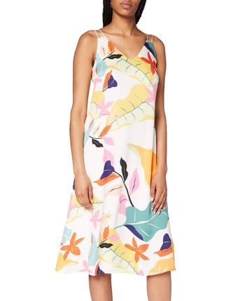 Esprit Collection Damen Kleid 050eo1e304, Wei&szlig; (113), 34