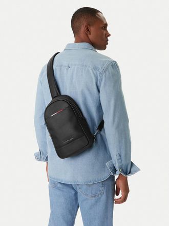 Tommy Hilfiger Rucksack Tommy Hilfiger Th Central Sling Bag AM0AM13575 Schwarz