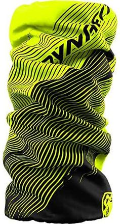 Dynafit Dynafit Logo Neck Gaiter Tubulaire, Jaune néon/Rayures 0910, Taille Unique Mixte