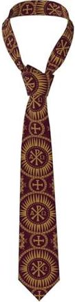 Generic Cravate Homme Motif Orthodoxe Classique Sans Couture Fine Tie Classique Cravate Pour Accessoires F&ecirc;te Travail