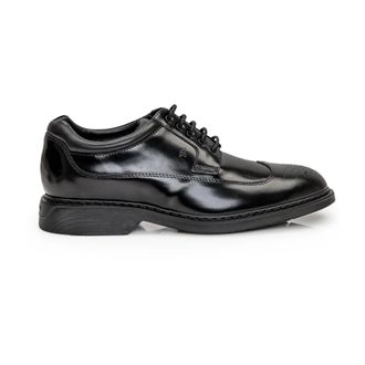 Hogan Homme, Chaussures, Noir, Taille: 44 1/2 EU H576 Derby &agrave; lacets