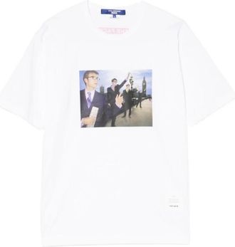 Junya Watanabe Homme, Tops, Blanc, Taille: L T-Shirt Col Rond
