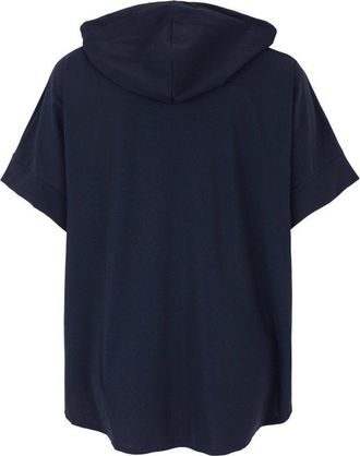 Doris Streich T-Shirt mit chromfarbenen Rei&szlig;verschluss