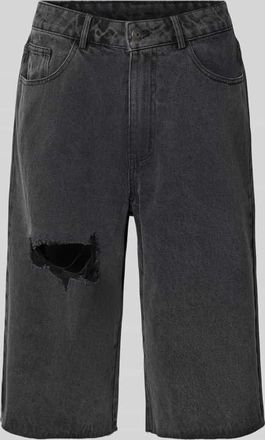 Karo Kauer Jeansshorts im Destroyed-Look