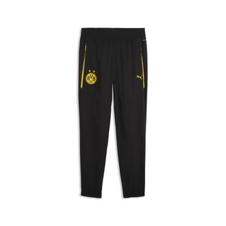 Puma Pantalon tiss&eacute; Borussia Dortmund PUMATECH Homme, Accessoires, Noir, 3XL