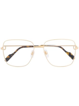 Cartier lunettes de vue &agrave; monture carr&eacute;e - Or