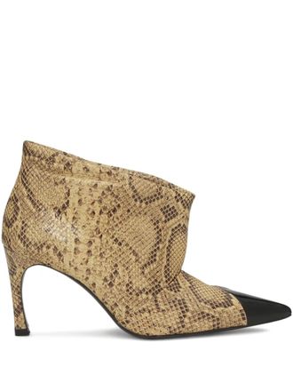 Rotate bottines en cuir &agrave; bout pointu - Tons neutres