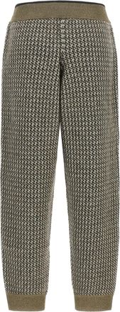 Brunello Cucinelli Houndstooth Wool-Blend Joggers - Multicolor