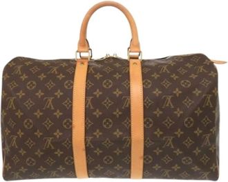 Louis Vuitton unisex, Pre-owned, Brun, Taille: ONE Size Sac Week-end en Toile Pre-owned