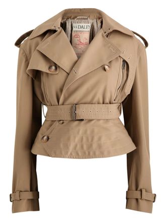 S.S.Daley Eliza belted short trench coat - Nude