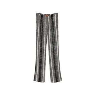 Missoni Femme, Pantalons, Multicolore, Taille: 38 FR Wide Pantalons