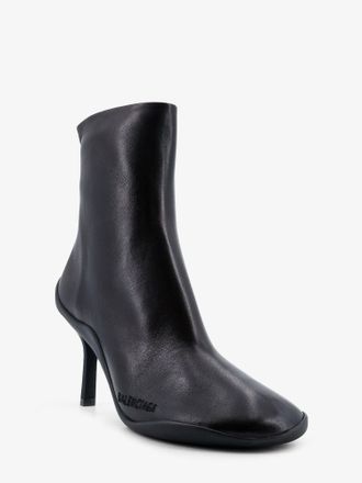 Balenciaga Womens Leather Boots Black