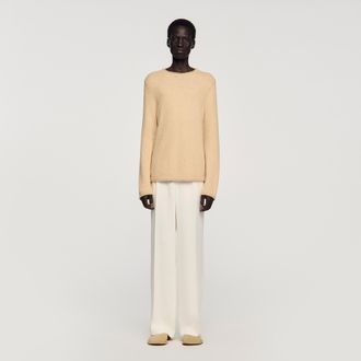 Sandro Pull en coton effet bouclette