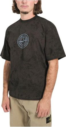 Stone Island Homme, Tops, Noir, Taille: XL Stone Island T-shirts et polos Noir