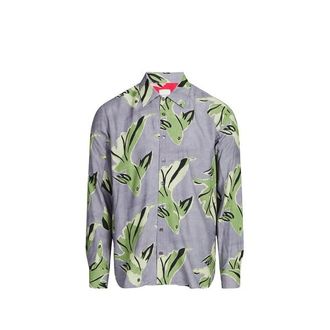 Paul Smith Chemise fluide imprim&eacute;e poissons