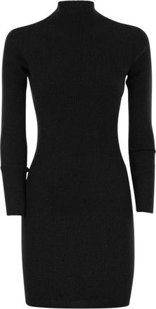 Max Mara Femme, Robes, Noir, Taille: 42 FR Buona1234 Robe Courte en Tricot