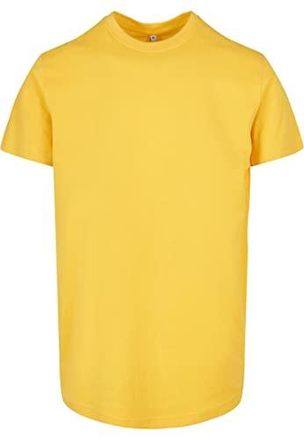 Build Your Brand Basic Round Neck T-Shirt, T-Shirt Homme, Taxi Yellow, 5XL