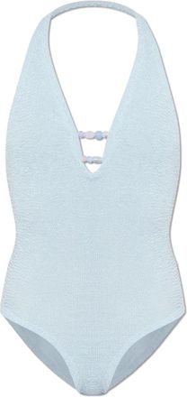 Hunza G Femme, Maillots de bain, Bleu, Taille: ONE Size Maillot de bain une pi&egrave;ce Adriana