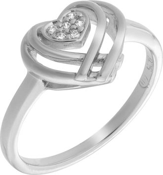 Orphelia Damen-Ringe 925_Sterling_Silber zirkonia - Ringgröße 50 (15.9) zr-7368/50