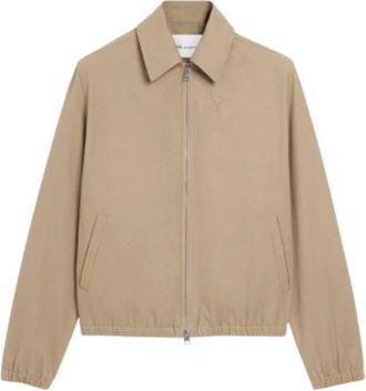 Ami Homme, Vestes, Beige, Taille: L Bomber Jacket