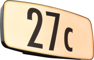 Paulmann 94507 LED Au&szlig;enleuchte Smart Home Zigbee Hausnummernleuchte Sheera IP44 D&auml;mmerungs-/Bewegungssensor Tunable Warm 6,5W Outdoor 2200-3000K