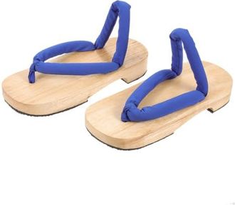 BESPORTBLE Slippers pour Femmes Japonaises Bois Soutien Voûte Plantaire Semelle Antidérapante EVA Confort Respirant pour Usage Quotidien et Voyage