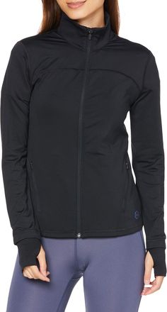 Under Armour Damen Rush Fz Warmup Tops, Schwarz, M EU