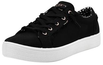 Skechers BOBS B Extra Cute 2Cute4U Baskets pour femme, noir/noir, 7.5 Wide