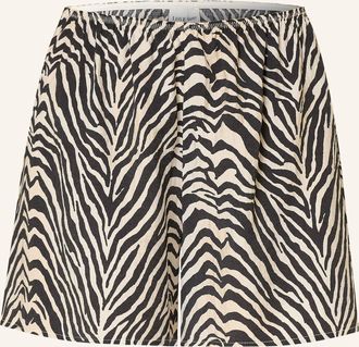 Love Stories Love Stories Schlafshorts Johnny Aus Satin schwarz