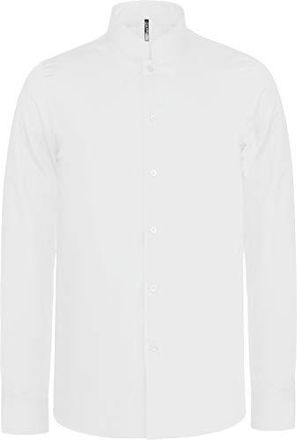 Kariban Chemise col Mao Manches Longues