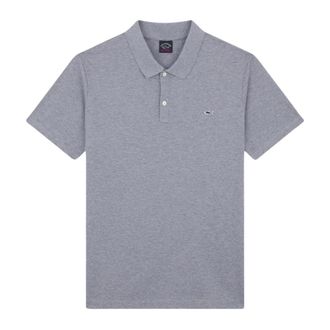 Paul & Shark Polohemd mit kurzen &Auml;rmeln aus Baumwollpikee - - Tops - Herren - Grau - L
