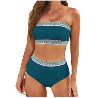 Generic Chemises &agrave; manches longues pour homme Maillot de bain deux pi&egrave;ces pour femme, maillot de bain sans bretelles pour femme, maillots de bain sans bretell