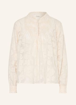 Part Two Blusenshirt Zayanpw Aus Jacquard weiss