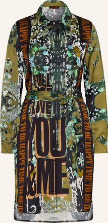 Miss Goodlife Miss Goodlife Hemdblusenkleid Aus Satin gruen