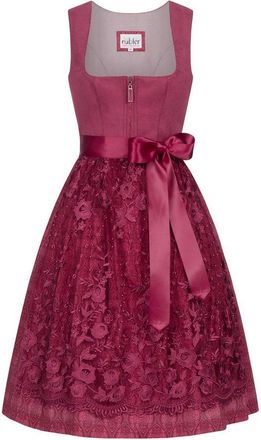 Nübler Trachtenkleid Midi Dirndl Gundi in Beere von Nübler