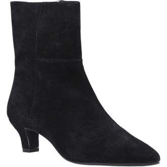Hush Puppies Nahla Absatzleder Damen schwarze Ankle Boots