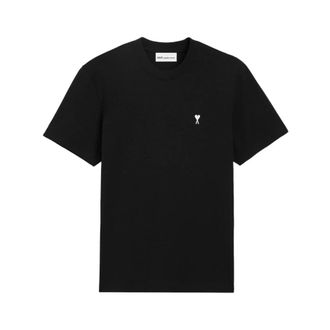 Ami Homme, Tops, Noir, Taille: M T-shirt De Coeur