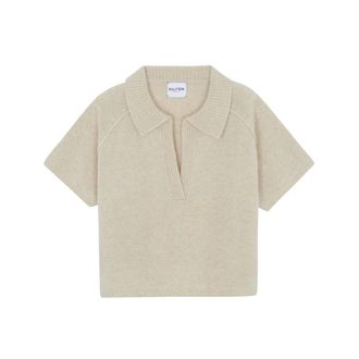 Kujten Kujten, Femme, Tops, Beige, Taille: 40 FR Polo Chemises